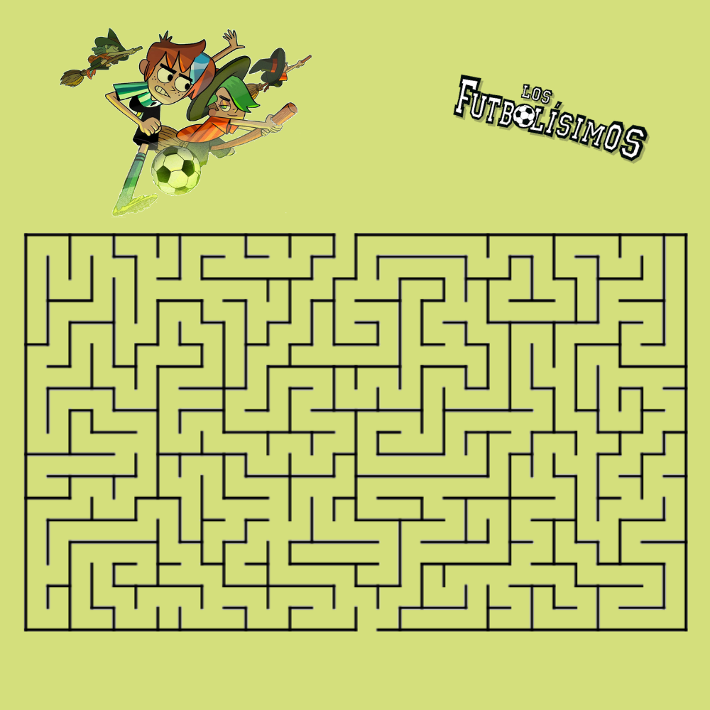 ¡Escapa del laberinto con Los Futbolísimos! | Los Futbolísimos